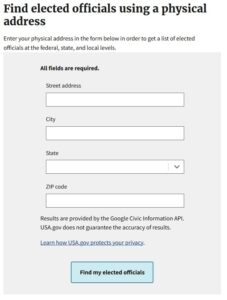 Contact Politicians: Who Are Your Candidates?