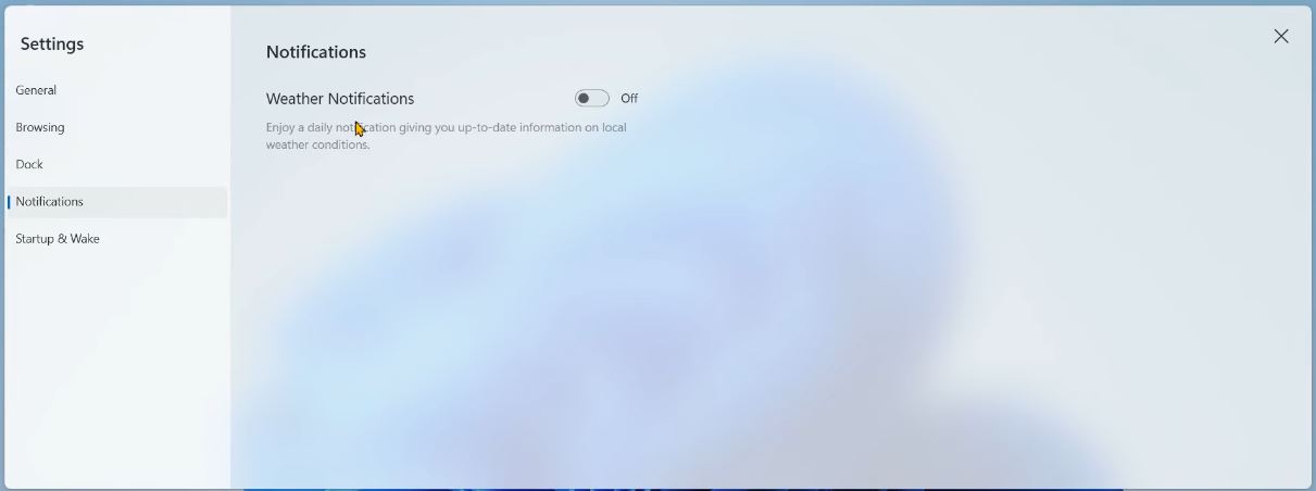 Setting Options for OneLaunch: Customize Your Desktop