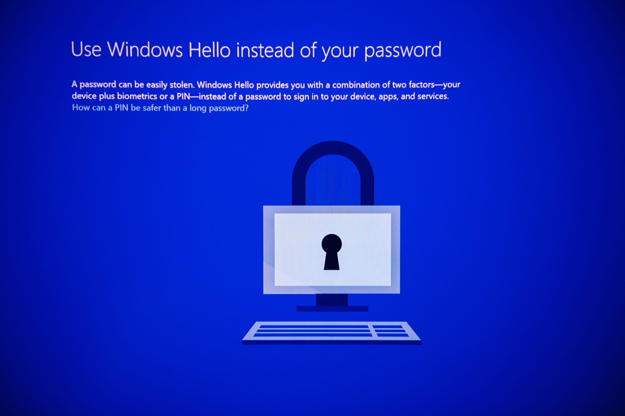 How to Configure Microsoft's Windows Hello on Your PC