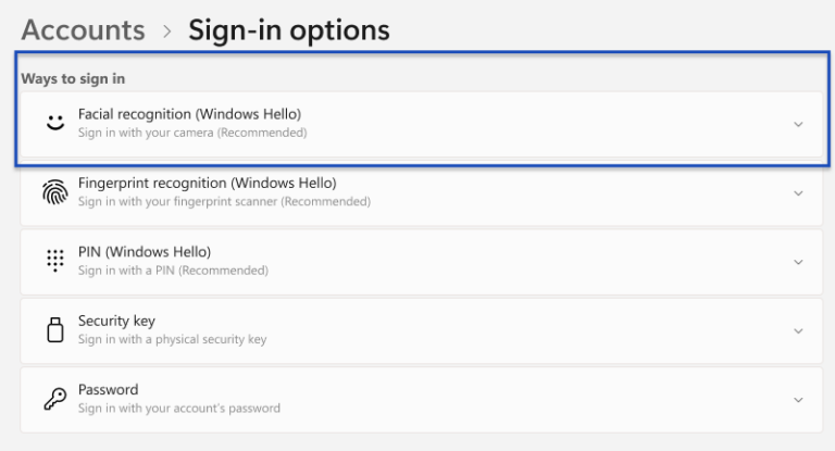 How to Configure Microsoft's Windows Hello on Your PC